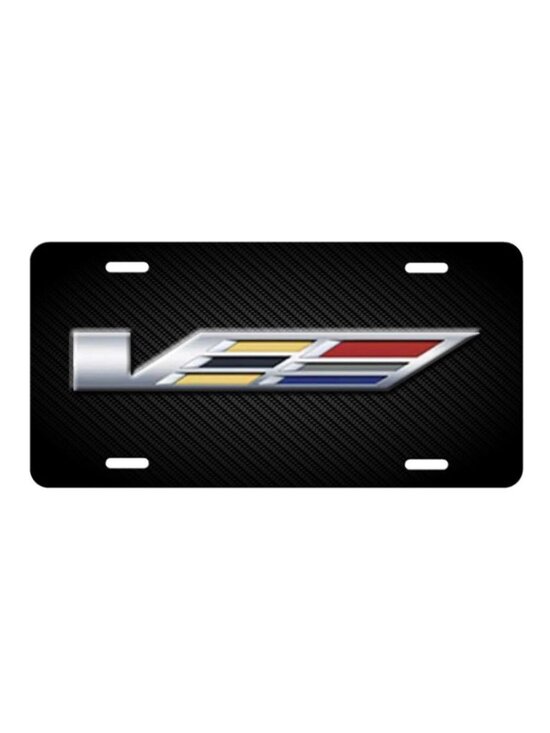 Accents | Cadillac Vee V Inspired Art On Simulated Carbon Fiber ...